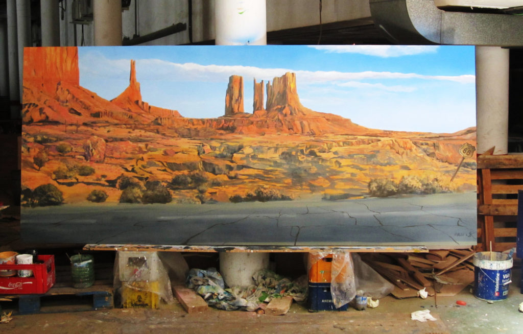 Route 66 painting – KAVEDE